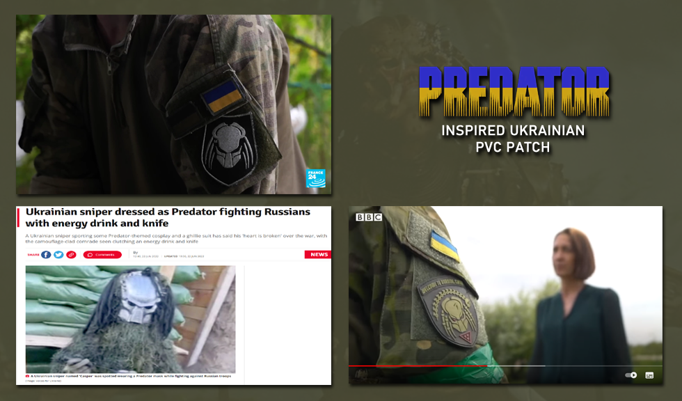 Welcome to Ukraine Predator Morale 3D PVC Patch - Military Chevron ...