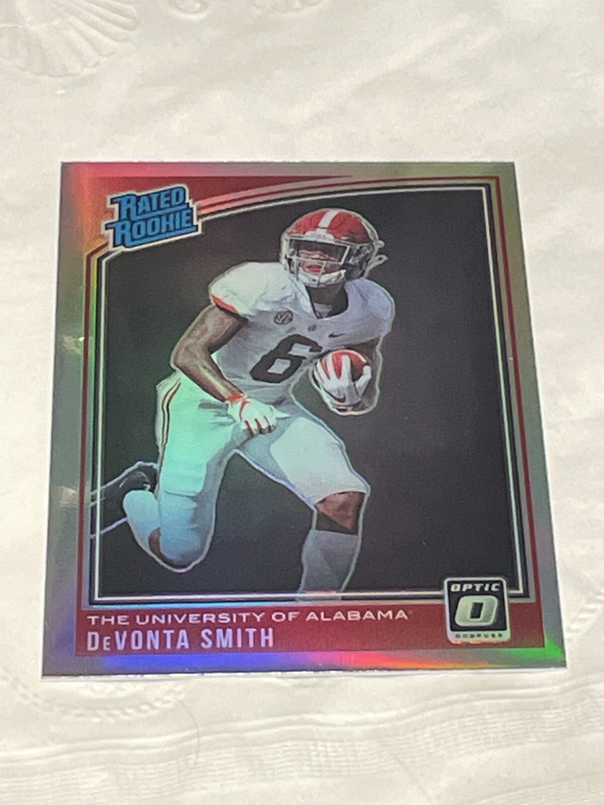 2021 Panini Optic Chronicles Silver Prizm Devonta Smith Rookie Card ...