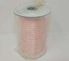 LT PINK 3mm 1/8" Double Faced Sided Satin 100% Nylon Craft Ribbon 500 ...