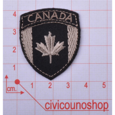 MARBET Toppe Termoadesive Patch Adesiva Toppa modello scudo mini Canada 8964C | eBay