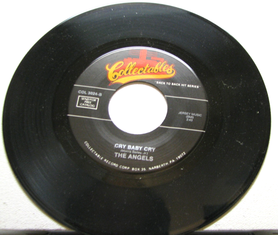 45 RPM Single--- THE ANGELS: TILL + CRY BABY CRY | eBay