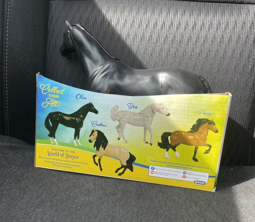 Breyer Olive Paddock Pals New In Box 2025 Black Horse Four Socks | eBay