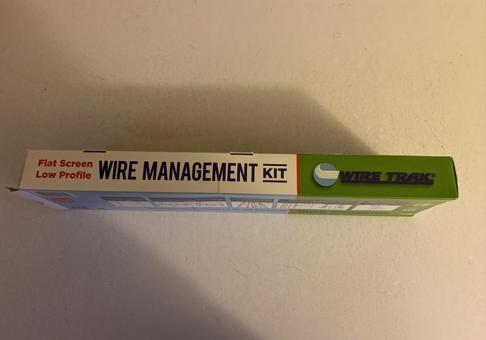 Wire Trak Flat Screen Low Profile - Wire Management Kit EASY TO INSTALL ...