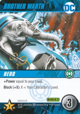 BROTHER WARTH DC Deck Building Game card GREEN LANTERN/SINESTRO RIVALS ...