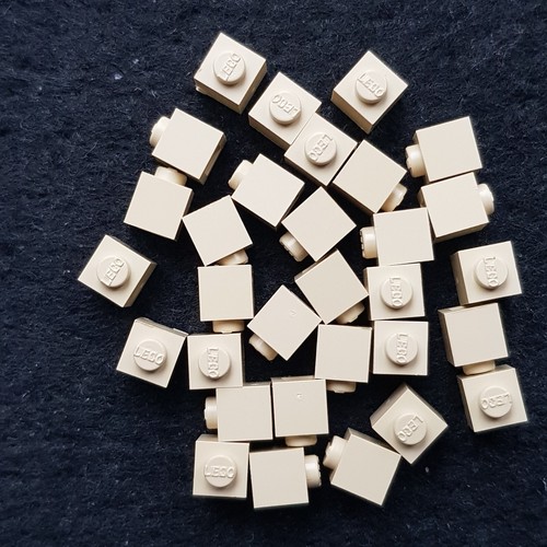 LEGO MODULEX 30 TAN BRICKS 1x1 WITH LEGO LOGO ON STUDS | eBay