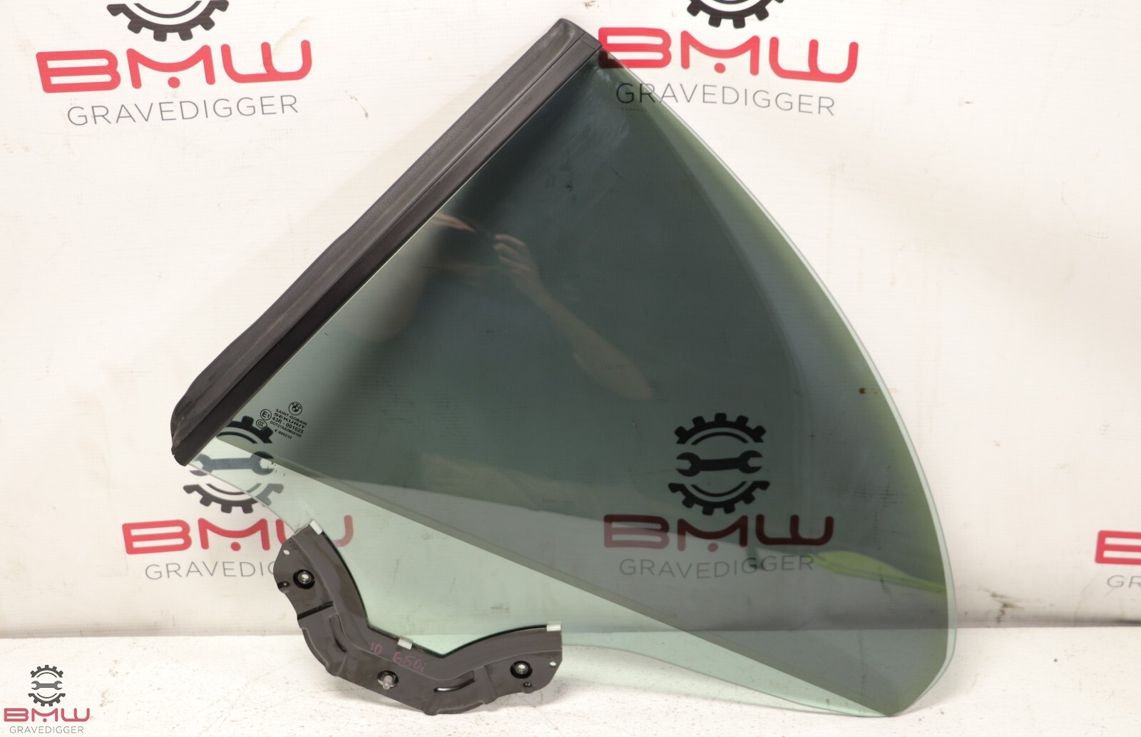 Left Driver Side Rear Fixed Window Quarter Glass Panel OEM BMW E64 ...