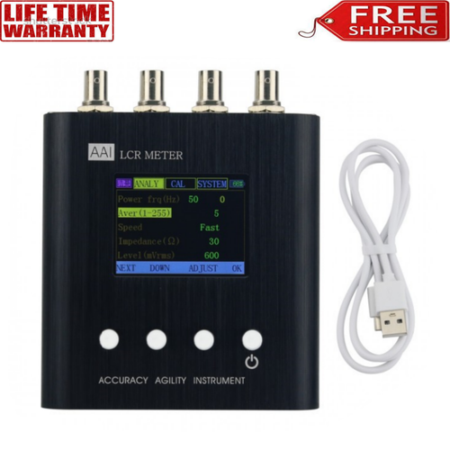 LCR Meter LCR Component Tester LCR Tester 2.4" TFT Screen NJ300S 50Hz ...
