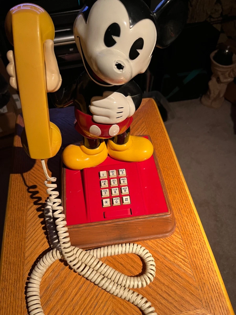 Vintage Mickey Mouse Phone 1976