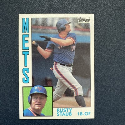 1984 Topps #430 Rusty Staub New York Mets NM | eBay