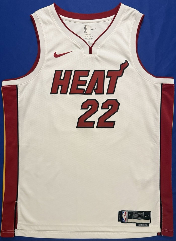 Nike Jimmy Butler Miami Heat #22 White Association Swingman Jersey 52 ...