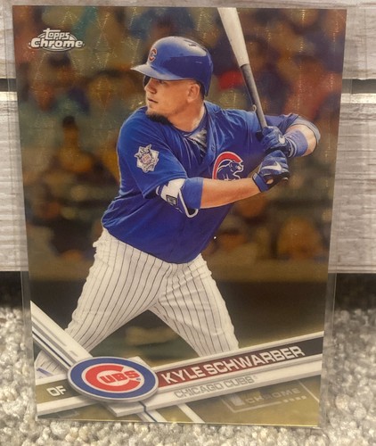 2017 Topps Chrome Kyle Schwarber 1/1 Superfractor All Star MVP Phillies ...