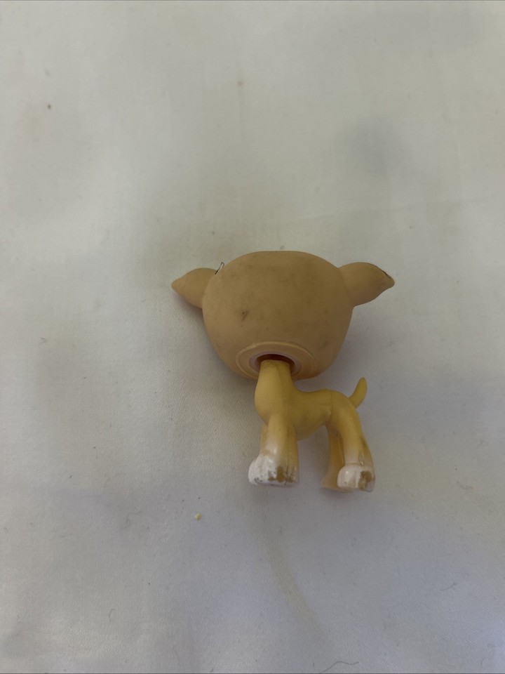 Littlest Pet Shop Greyhound Whippet Dog LPS #875 Puppy Pet Green ...