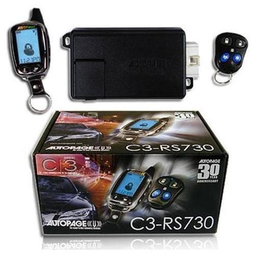 Autopage C3-rs730 2-way Paging + Remote Start Car Alarm With Lcd ...