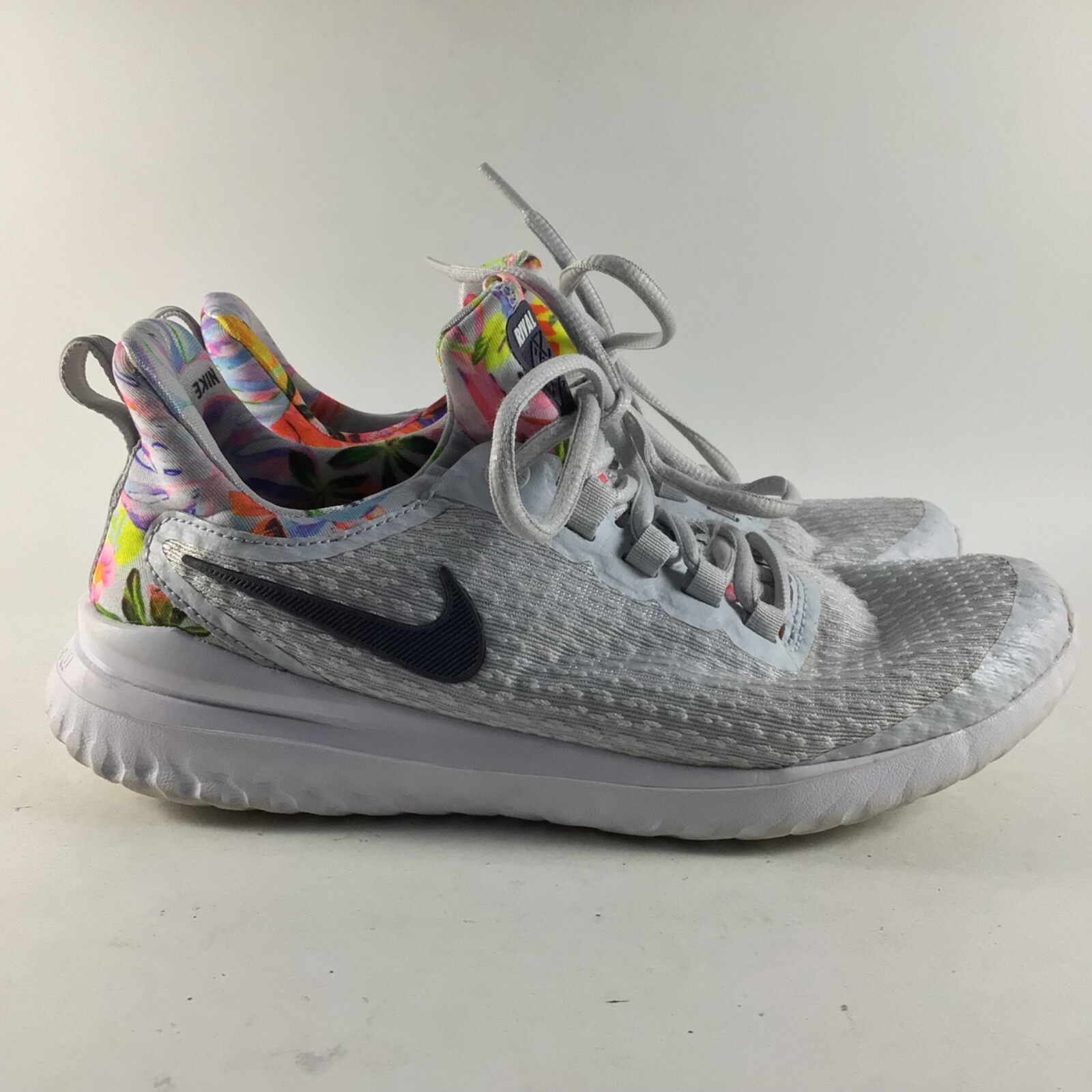 Nike renew rival womens running shoes lace up sneakers gray size 6 ...