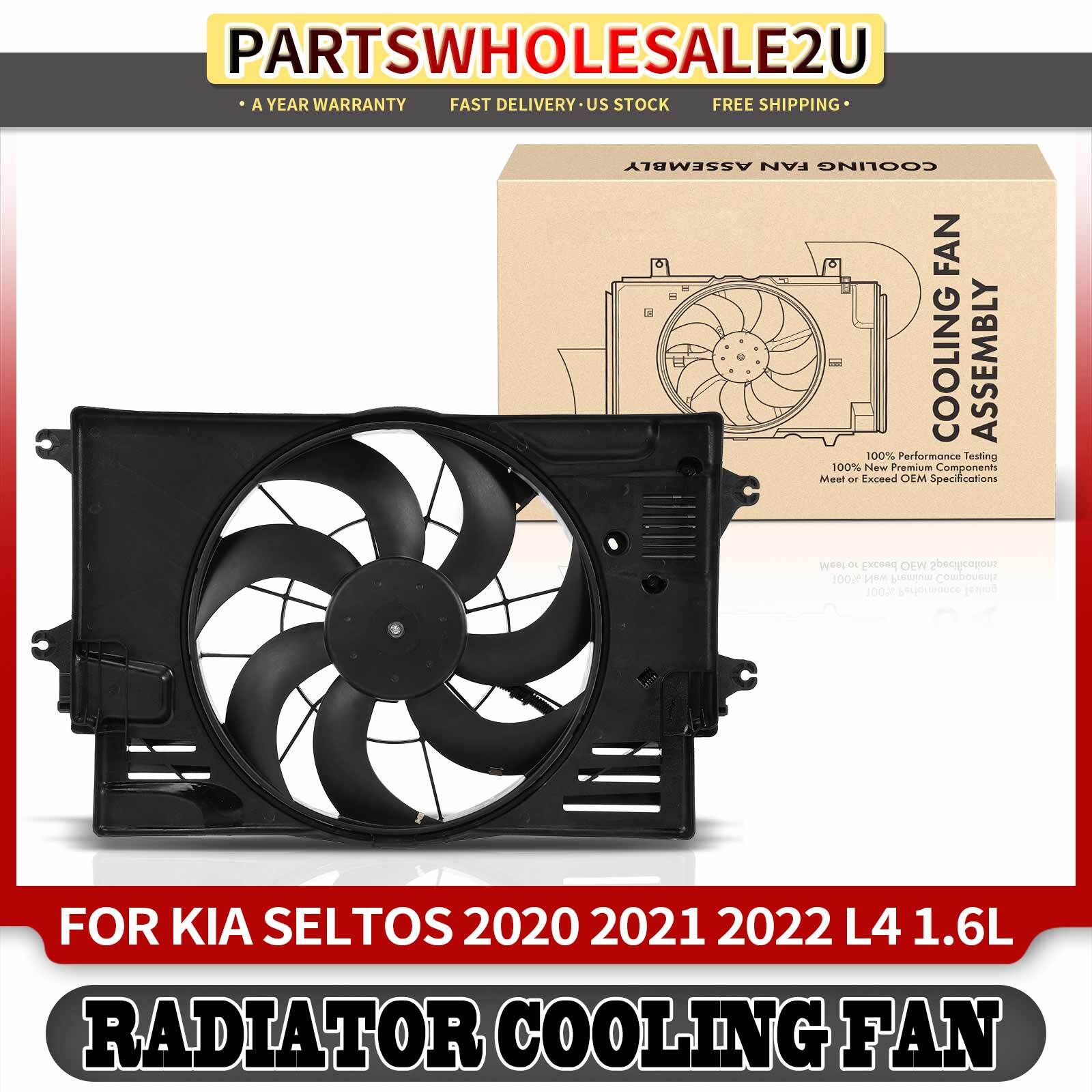 Engine Radiator Cooling Fan with Shroud Assembly for Kia Seltos 2021 ...
