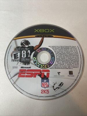 ESPN NFL 2K5 (Microsoft Xbox, 2004) Disc Only TESTED 710425296116 | eBay