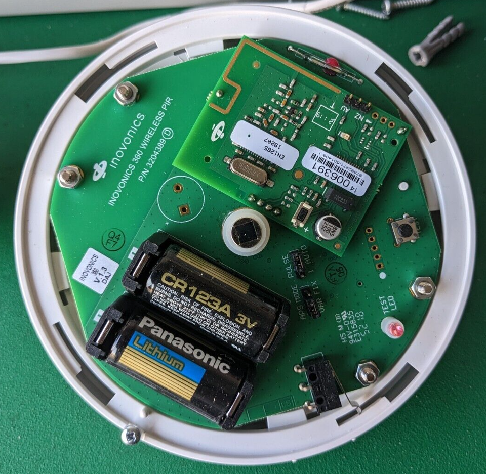 Inovonics EN1265 EchoStream 360 Passive InfraRed Motion Detector - READ ...