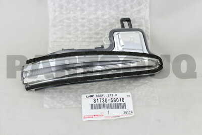 8173058010 Genuine Toyota LAMP ASSY SIDE TURN Turn Signal Light ...