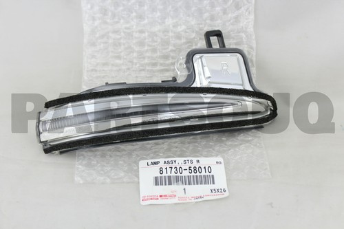 8173058010 Genuine Toyota LAMP ASSY SIDE TURN Turn Signal Light ...