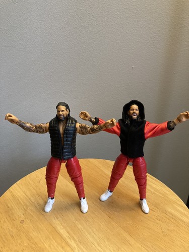 WWE Elite 64 Figures Jimmy & Jey the Usos Bloodline Cousins of Roman ...