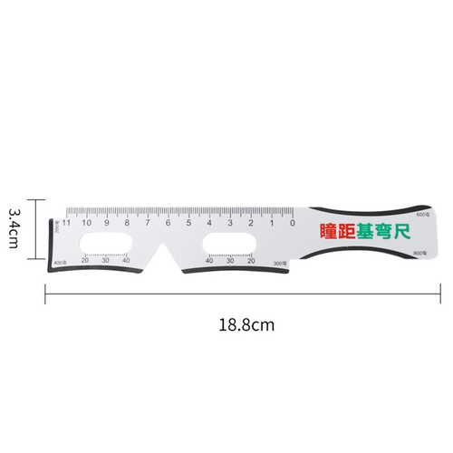 2Pcs Pupillary Distance Meter High Accuracy Plastic Ruler For ...
