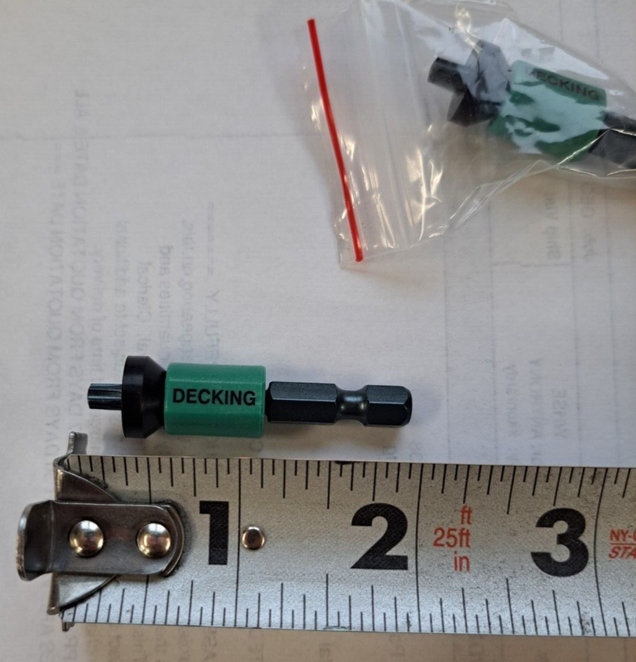 2 TREX DECKING SYSTEM TOOLS DEPTH SETTER FOR PLUGS DECK SCREWS T20 | eBay