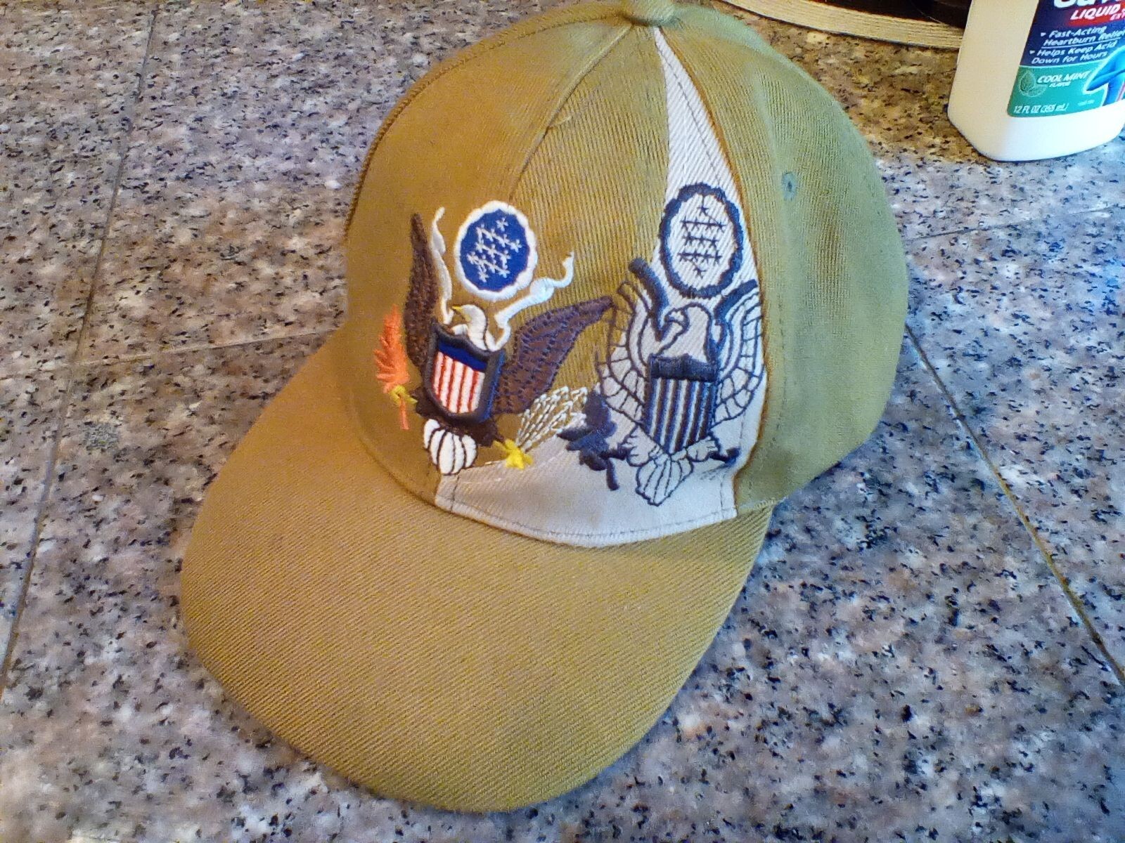 Brown Military Army ball cap adjustable hat new | eBay