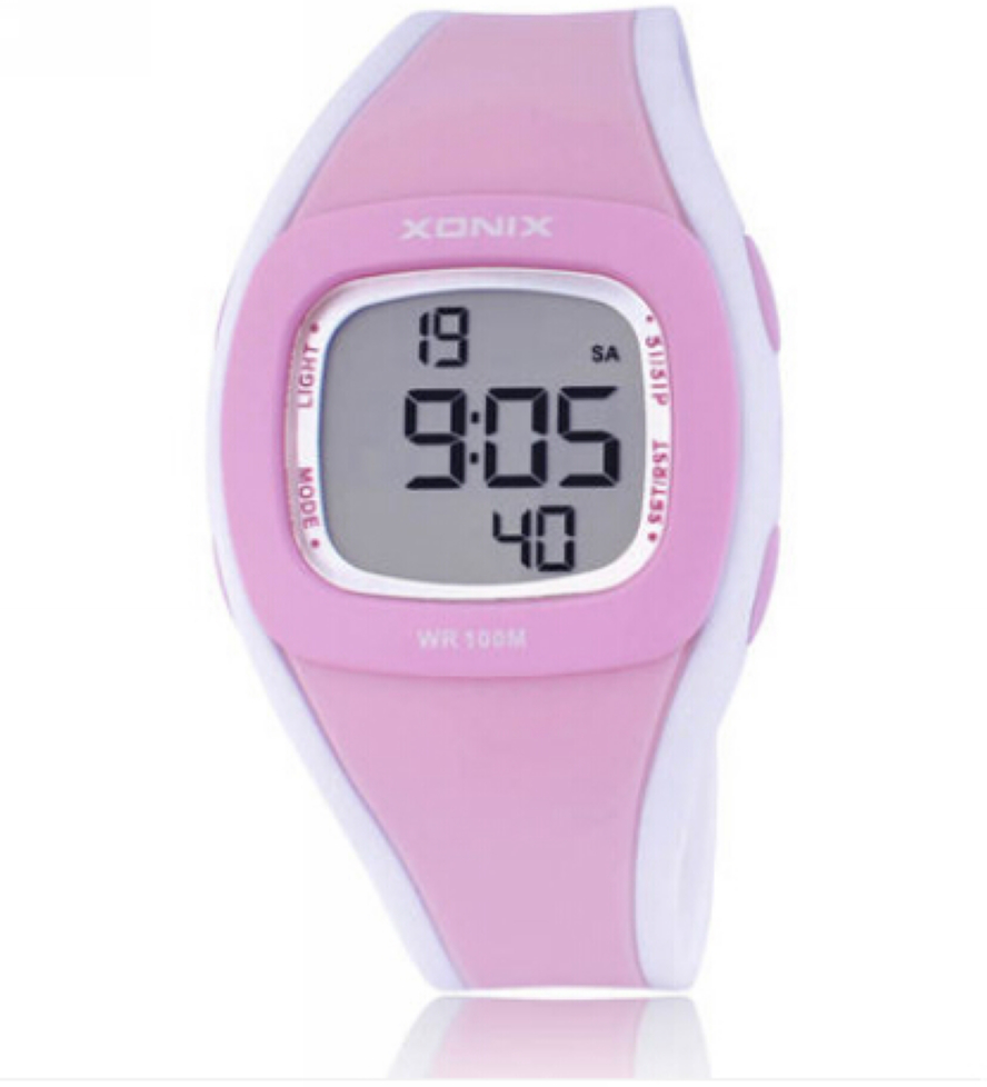 Xonix Girls Sports Watch Digital WR100M Led Light Outdoor Swim ...