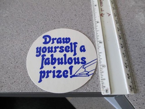 Baskin Robbins ice cream 1980s employee pinback button insert ad DRAW ...