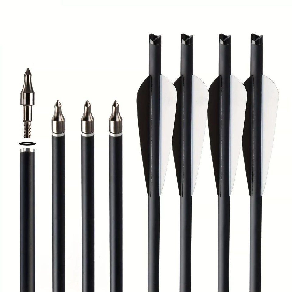 Crossbow Bolts 16 18 20 22 Inches Carbon Arrows Hunting Archery (Pack ...