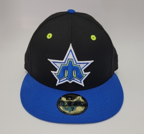 Seattle Mariners MLB New Era 59Fifty Fitted Cooperstown Retro Hat Sz 7 ...