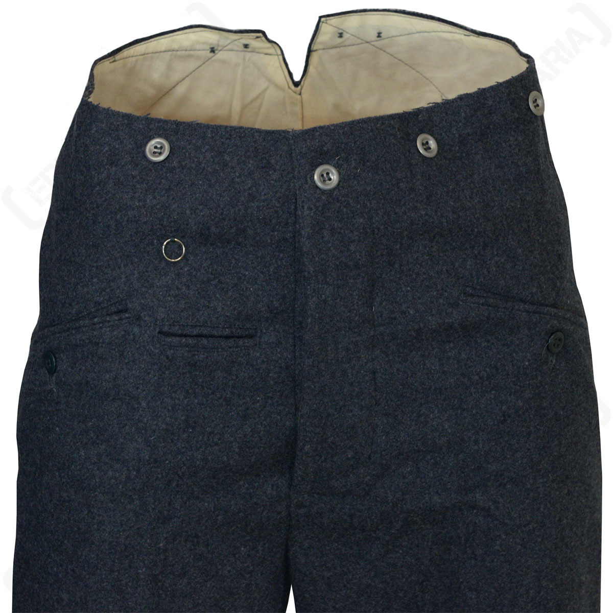 WW2 Luftwaffe M40 Wool Trousers - Repro German Uniform Pilot Pants Blue ...