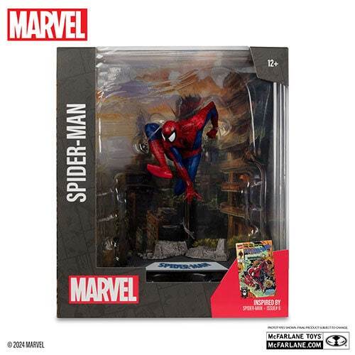 Marvel Comics Scene Figure 001 Spider Man Todd Mcfarlane Spider Man Vol