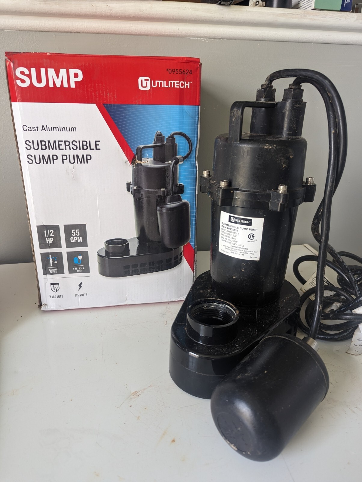 Utilitech submersible sump pump 148011 | eBay