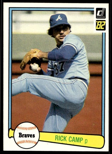 1982 Donruss 223 Rick Camp Atlanta Braves Baseball Card | eBay