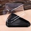 Clear Black Base Plastic Holder Pie Cake Tart Slice Wedge Boxes ...