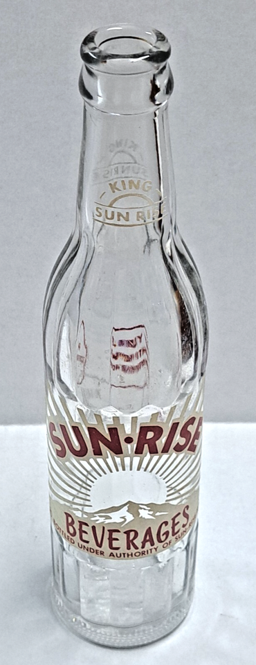 vintage soda cola bottle SUN-RISE Beverages King Sun Rise 10 oz ACL | eBay