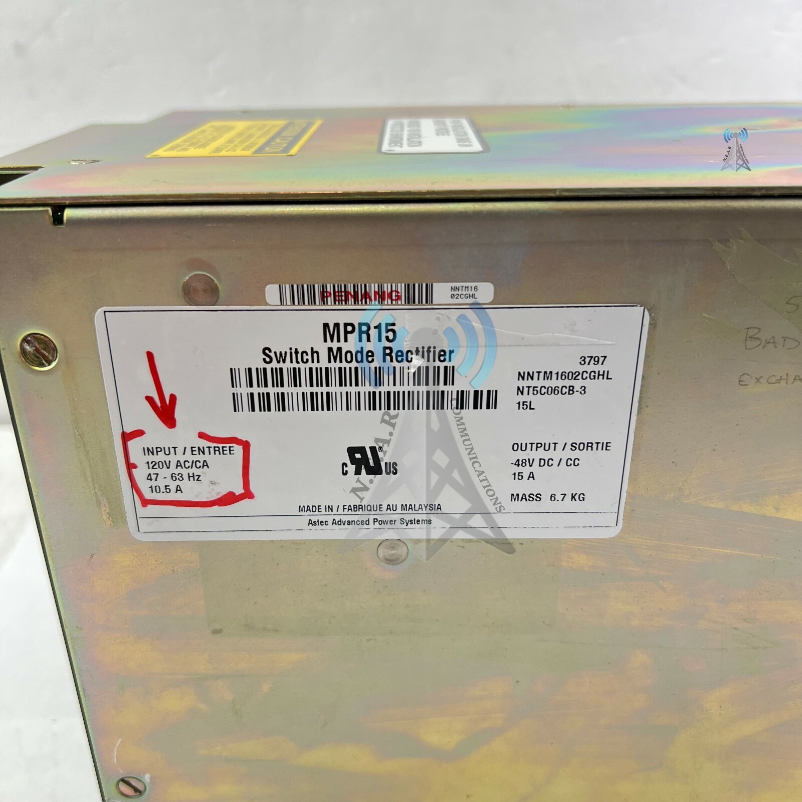 Nortel MPR 15 Switch Mode Rectifier NT5C06CB for sale online | eBay