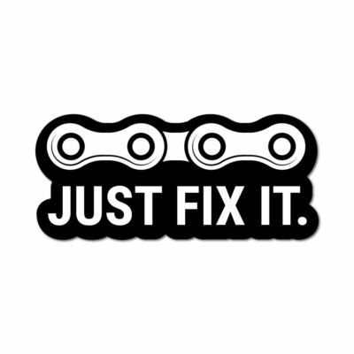 Just Fix It Sticker Decal Funny Sport Game Hobby | eBay