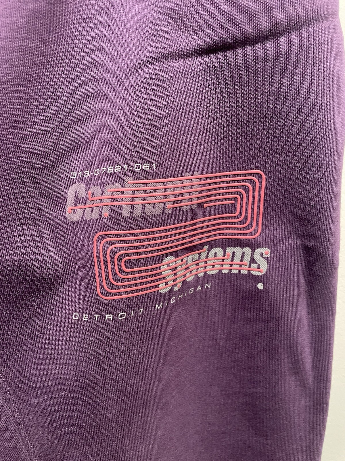 Carhartt WIP Detroit Sweatpants Size Medium Purple | eBay