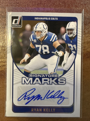 2024 Donruss RYAN KELLY Signature Marks Autograph #SMA-RKE Colts Auto ...