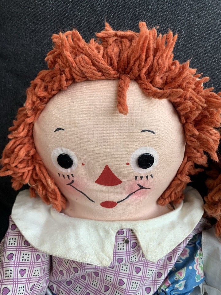 Georgene Early Raggedy Ann And Andy Pair Tagged 19” | eBay