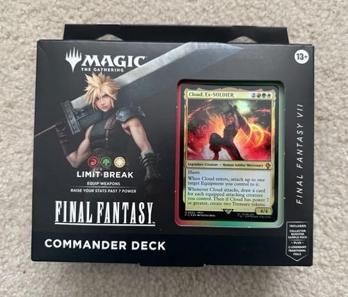 Magic: The Gathering Final Fantasy Cloud Limit Break Commander Deck | eBay