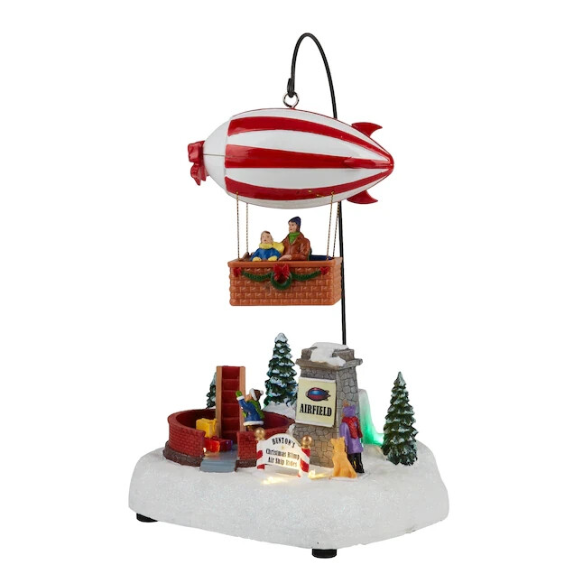 Carole Towne Carnival Musical/Animated LED Bunton's Christmas Village ...