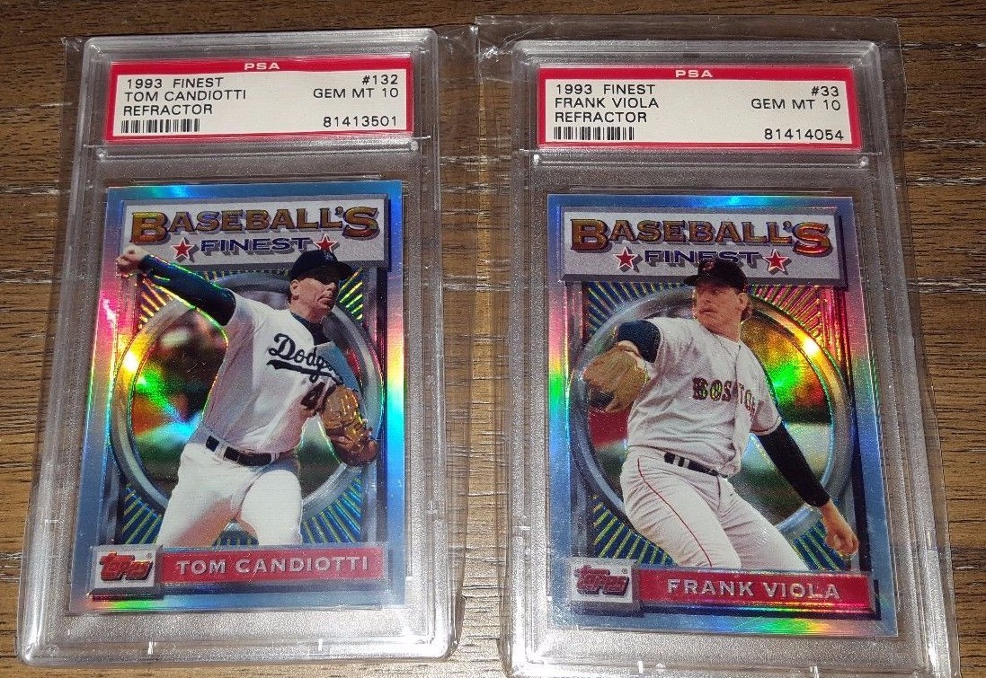 1993 Topps Finest Refractor SET 1-199 w Ken Griffey Nolan Ryan Orel ...