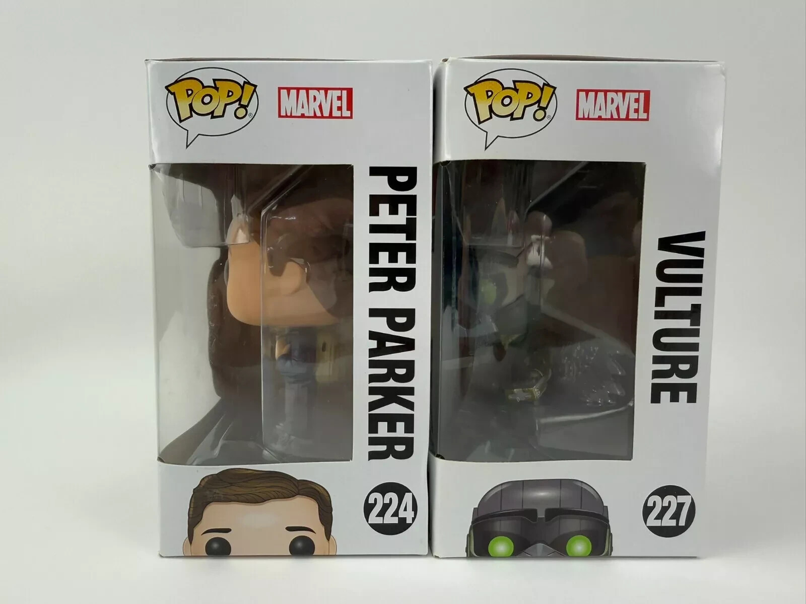 Lot Of 2 Funko Pop Spiderman Peter Parker 224 Vulture 227 | eBay