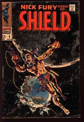 NICK FURY, AGENT OF SHIELD #6 5.0 // JIM STERANKO COVER MARVEL COMICS ...