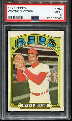 1972 Topps Baseball # 762 Wayne Simpson (MINT) PSA 9 | eBay