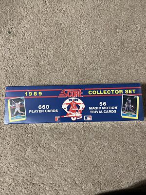 SCORE Baseball Collector Set 1989 660 Card Set w/56 Magic Motion Cards ...