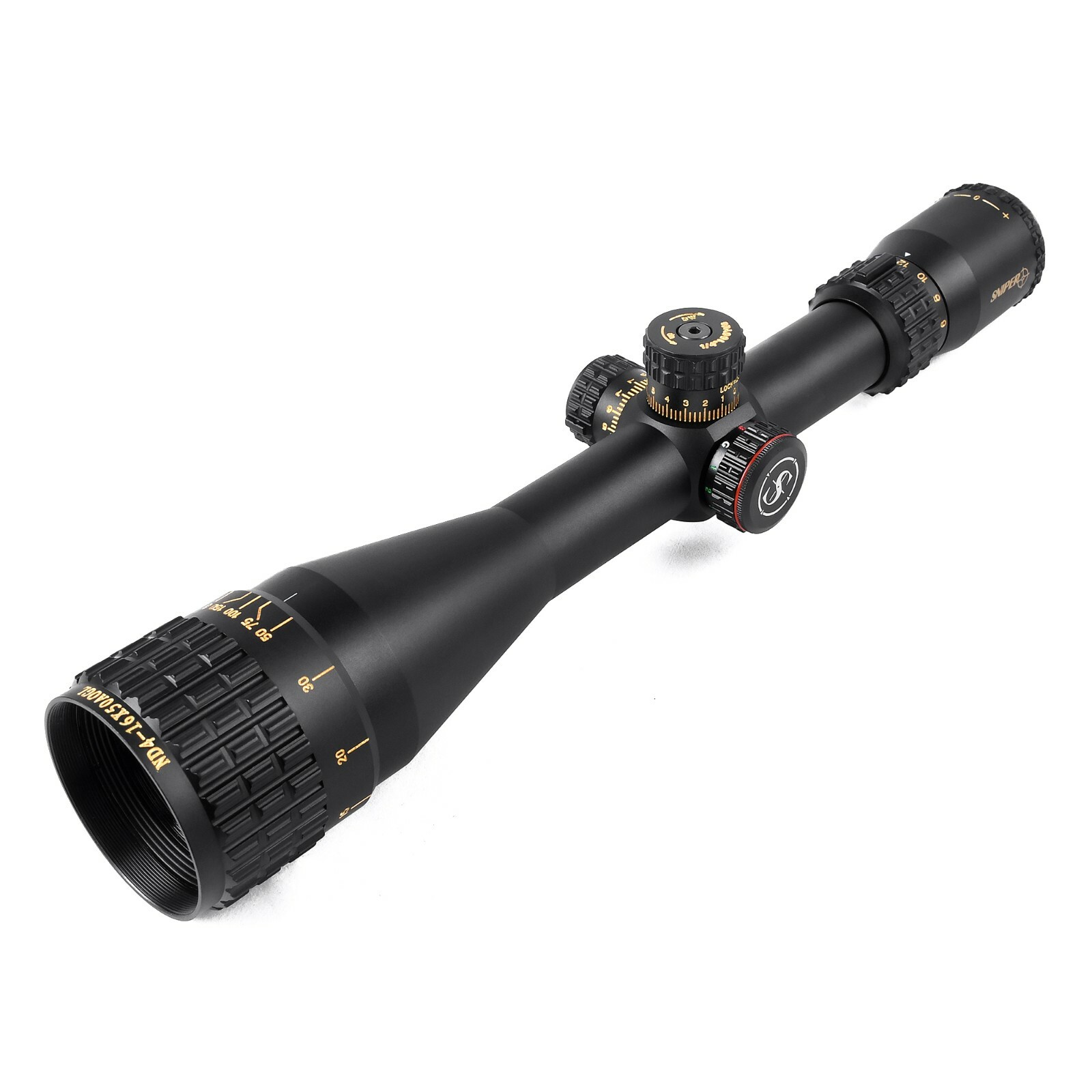 Sniper 4-16X50 Rifle Scope Illuminated Reticle 30mm tube Elevation Lock ...